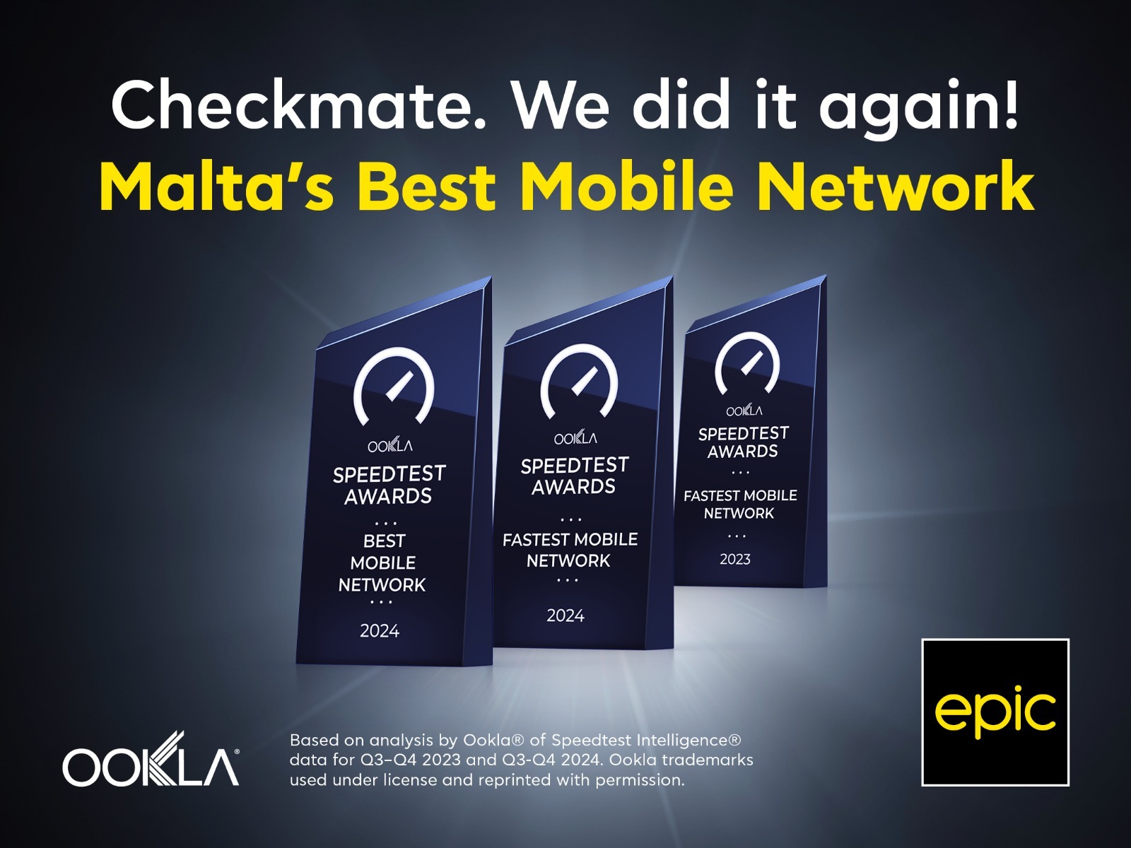Epic Malta awarded as country’s Fastest and Best Mobile Network by ...